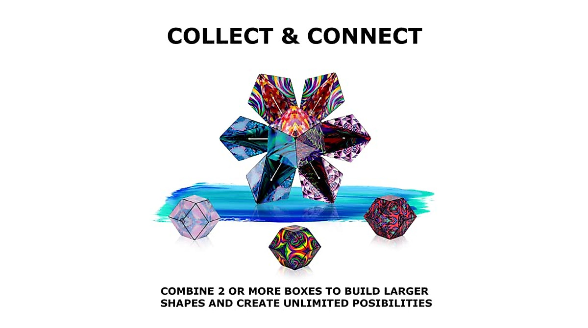 SHASHIBO Shape Shifting Box - Transformable Fidget Cube with 70+ Shapes