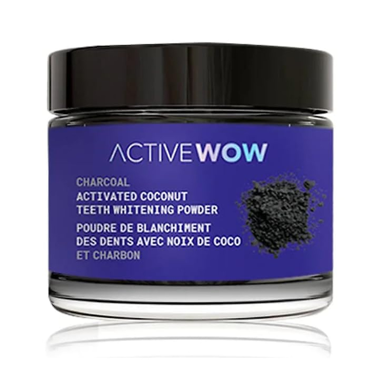 Active Wow Teeth Whitening Charcoal Powder Natural