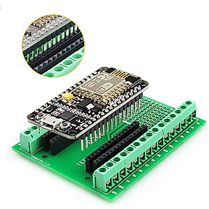KeeYees 2pcs Expansion PCB Board with Screw Terminal Block Pin Header for ESP8266 for NodeMCU Development Board