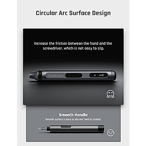 Mini Electric Screwdriver, 52 in 1 Electric Screwdriver Kit with 48 Magnetic Bits, Soleilwear Precision Screwdriver Cordless Repair Tool for Phone Camera Laptop Watch