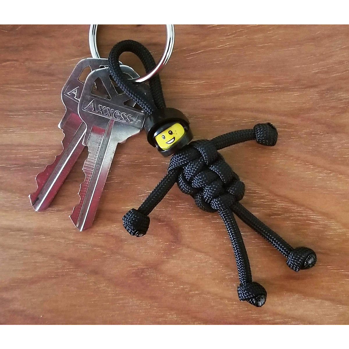 Motobuddy KeyChain for Motorcycles, Scooters, Cars, and Gifts (Black)