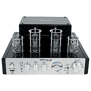 Rockville BluTube Tube Amplifier/Home Theater Bluetooth Receiver+(2) 8" Speakers