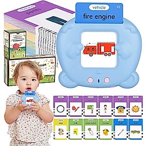 SEKEAHU Learning Toddler Toys for 2 3 4 5 6 Year Old Boys and Girls Gifts, Learning Talking Flash Cards with 224 Sight Words, Speech Therapy Toys, Autism Sensory Toys