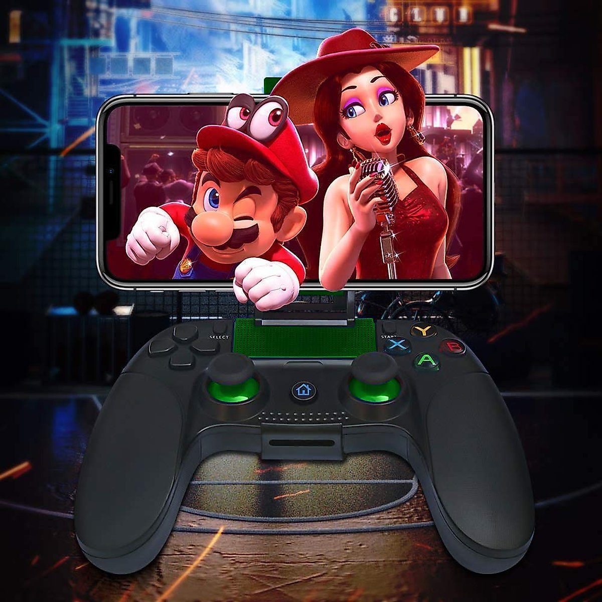 Mobile Game Controller,BestOff Wireless Controller Gamepad Compatible with iOS Android iPhone iPad Samsung Galaxy (does not support above ios 13.4)