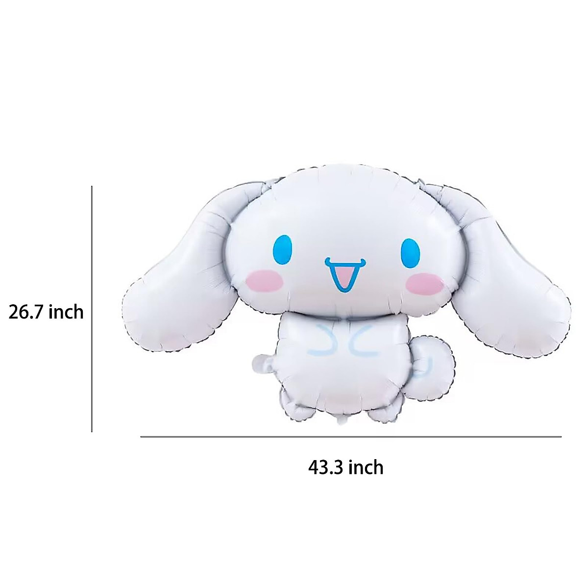 Cute Cartoon Anime Balloon Doll, Large Foil Balloon for Birthday Party, Themed Party Decorations Supplies for Indoor and Outdoor (A)