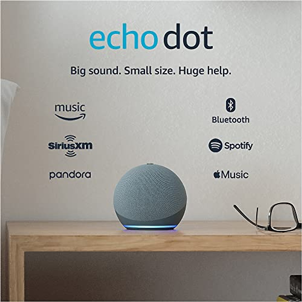 Echo Dot (4th Gen) | Smart speaker with Alexa | Twilight Blue