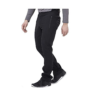 Swix Men's Corvara Softshell Classic Nordic Winter Sports Cross Country Skiing Pants, Black, Large