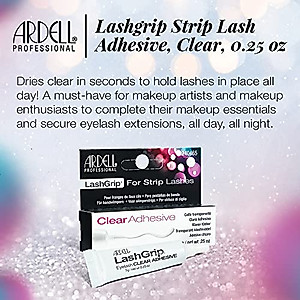 Ardell Lashgrip Strip Adhesive, Clear, 0.25 Ounce