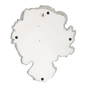 Design Toscano OS6212M Bacchus, Grape Harvest Wine Greenman Face Wall Sculpture, Medium Size, 10 inches wide, 12 inches tall, Handcast Polyresin, Antique Stone Finish