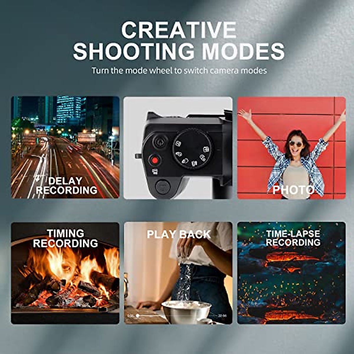 Monitech Digital Camera for Photography and Video, 4K 48MP Vlogging Camera for YouTube with 180° Flip Screen,16X Digital Zoom, 2 Batteries，32GB TF Card