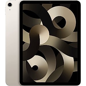 2022 Apple iPad Air (10.9-inch, Wi-Fi, 256GB) - Starlight (Renewed)