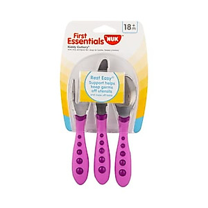 NUK First Essentials Kiddy Cutlery (9 Piece Set)