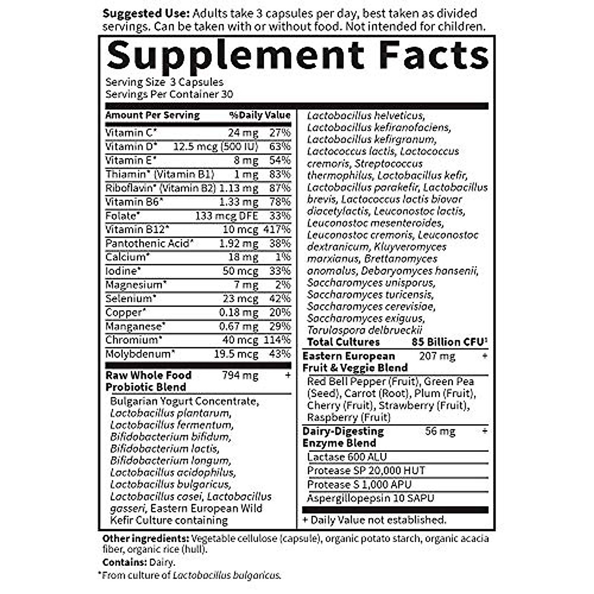 Garden of Life - RAW Probiotics Men - 90 Vegetarian Capsules