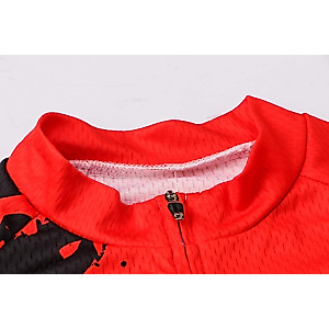 Women's Short Sleeve Cycling Jersey Set Road Bike Shirt Shorts with 3D Padded XL