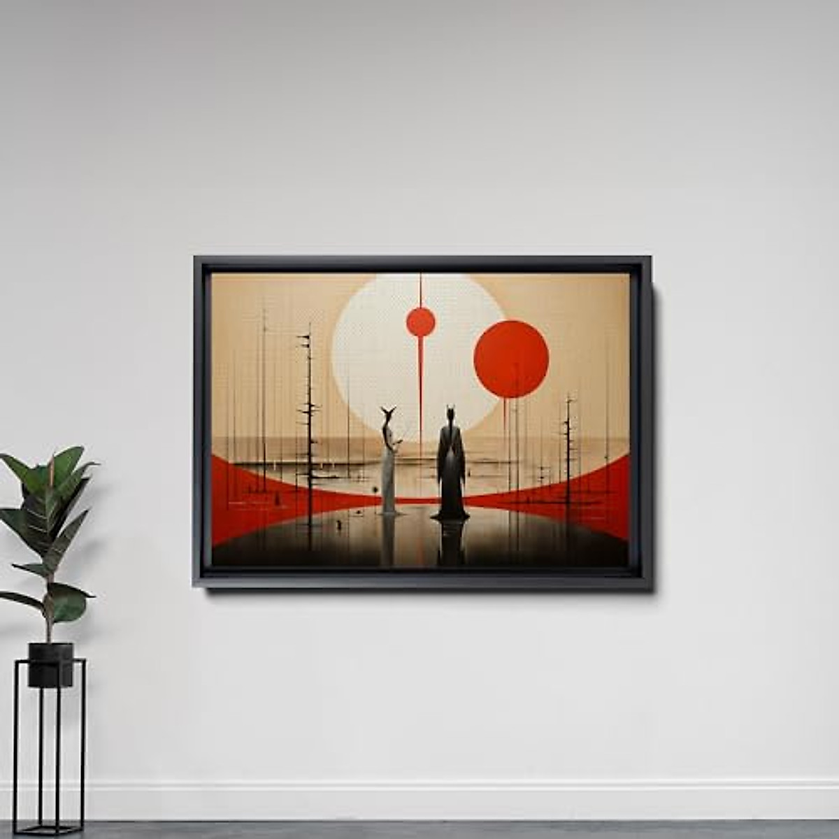 Majestic Black Stallion Galloping In The Clouds, Black Horse On Salt Flats, Canvas Print, Black Horse Print, Black Horse Wall Art