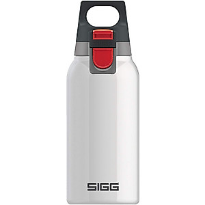 SIGG - Insulated Water Bottle White - Thermo Flask Hot & Cold One with Tea Infuser - Leakproof - BPA Free - 18/8 Stainless Steel - 10 Oz