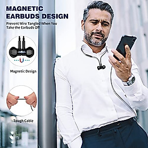 3.5mm Headphones Wired Earbuds with Microphone Noise Cancelling Earphone HiFi Stereo Clear Call Volume Control Semi In-Ear Ear Buds for Moto G Power G Pure Samsung A03s S10 A12 Nintendo Switch MP3 MP4