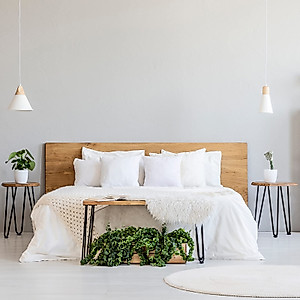 12 Pack Hairpin Legs 16 Inch Metal Table Legs Heavy Duty Desk Legs Furniture Legs Coffee Table Legs for Cabinet, Wardrobe, Side Table, Drawers, Nightstand, Bench with Floor Protectors and Screws