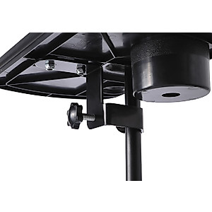 Auhafaly Plastic Microphone Stand Tray Stage Concert Performance Vocal Guitar Accessory with Drink Holder and Microphone Holder (Deluxe)