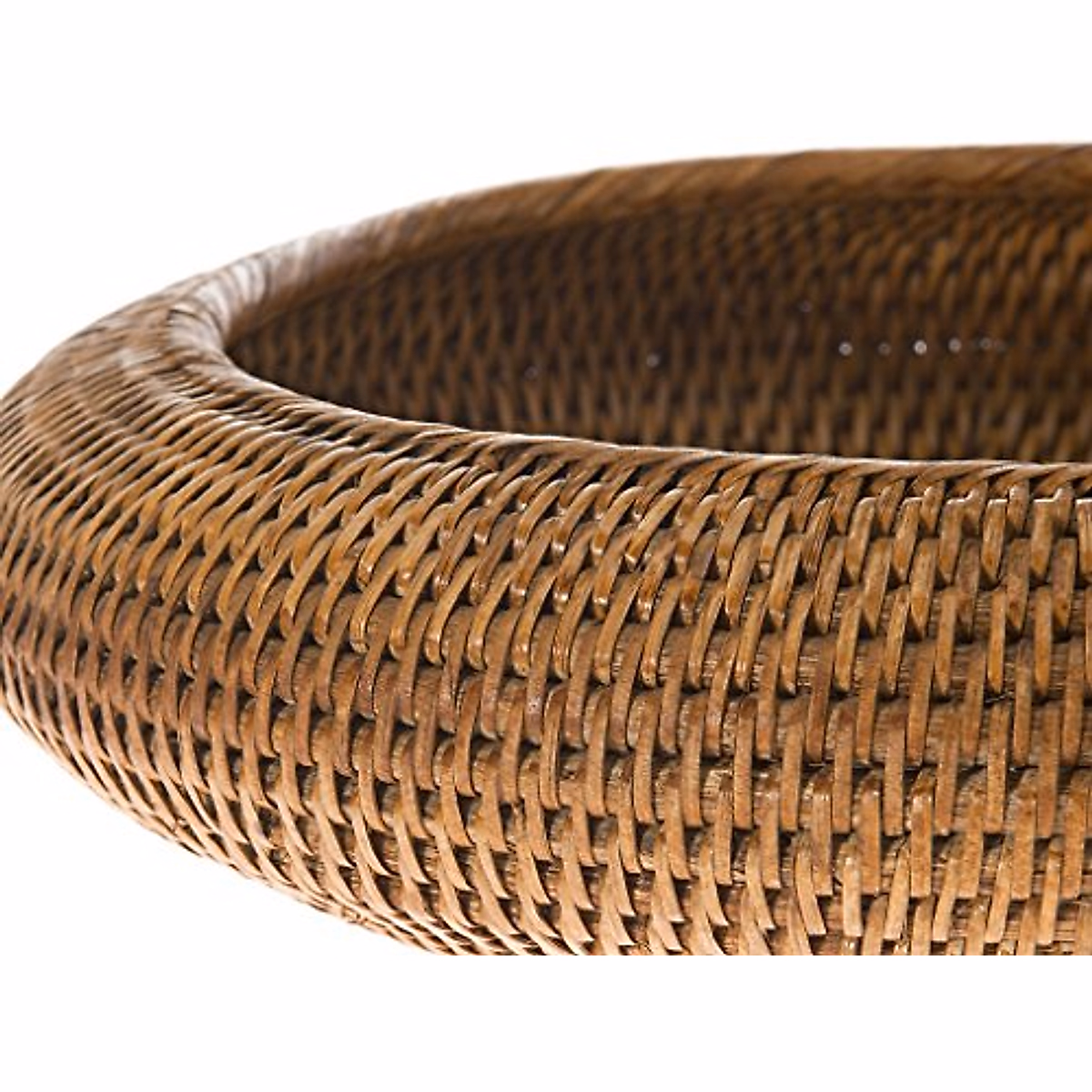 KOUBOO La Jolla Rattan Fruit Bowl, Honey Brown