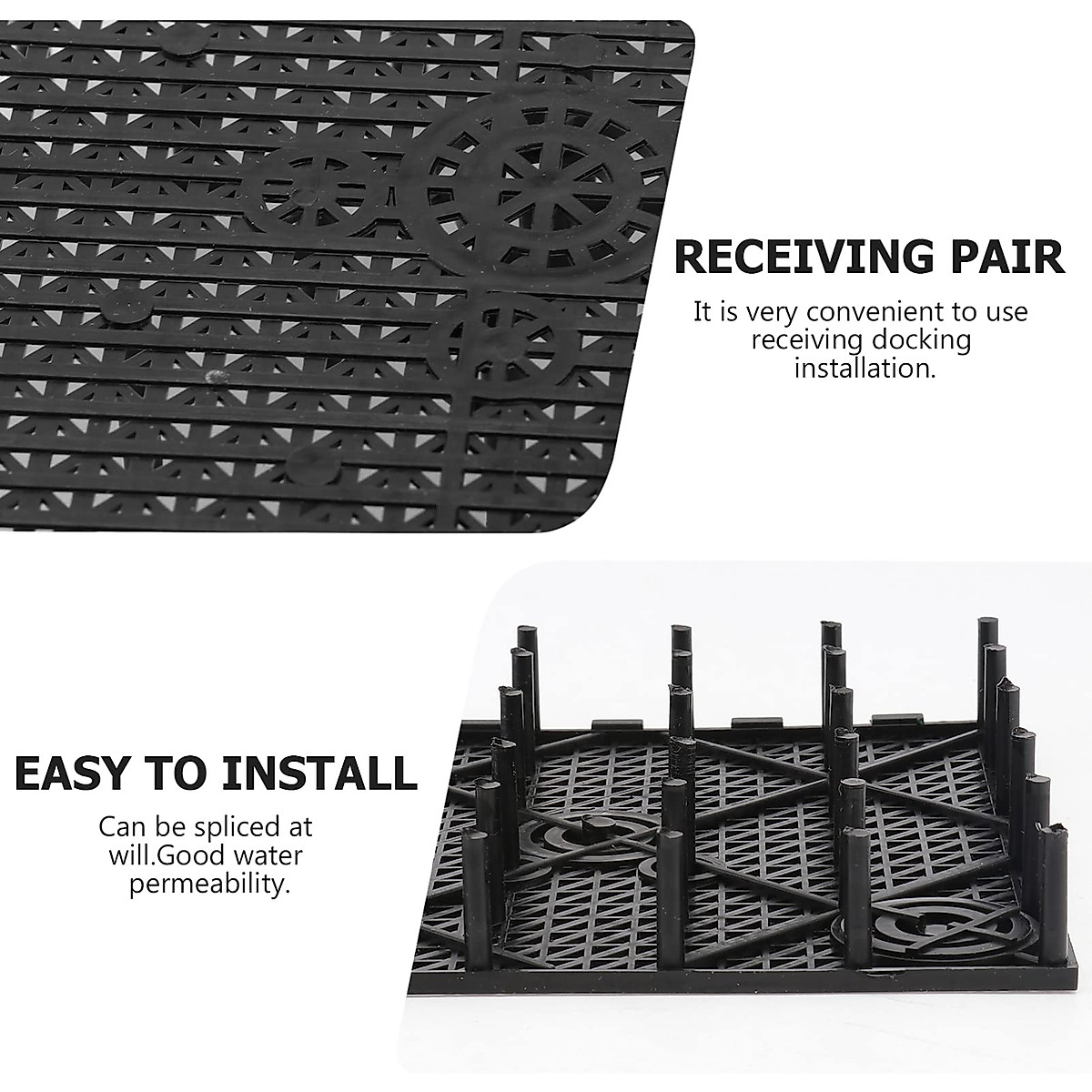 Hemobllo 40 Pcs Bottom Filter Canister Filters for Aquarium Fish Tank Stand Fish Tank Gravel Fish Tank Aquarium Under Gravel Bakki Shower Clapboard Bottom PVC Divider