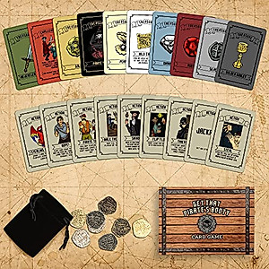 Get That Pirate's Booty Card Game, Fun 2-6 Player Family-Friendly Card Game for Adults, Teens, & Kids a Fun Pirate Themed Game and Good Stocking Stuffers Gift Ideas
