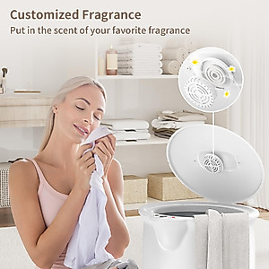 COLIBEN Towel Warmer, Towel Warmer for Bathroom with Aromatherapy, 1 Hour Auto Shut Off, Even Heating, Towel Warmer Bucket Heater Fit Up to Two 40"X70" Oversized Bath Towels, Bathrobes, PJ's, Blanket