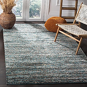 SAFAVIEH Retro Collection Accent Rug - 4' x 6', Ivory & Gold, Modern Abstract Design, Non-Shedding & Easy Care, Ideal for High Traffic Areas in Entryway, Living Room, Bedroom (RET2133-1121)