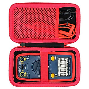 Aenllosi Hard Carrying Case Compatible with AstroAI Digital Multimeter Voltage Tester 1.5v/9v/12v Auto-Ranging 4000 Counts TRMS Voltmeter(only case)
