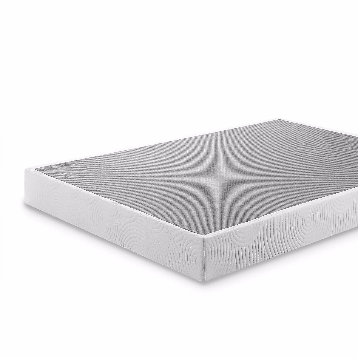 ZINUS Quick Lock Metal Smart Box Spring, 7.5 Inch Mattress Foundation, Strong Metal Structure, Easy Assembly, King, White