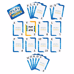 Play On Words Card Game - Extra-Creative Word Making Fun for All Ages - A Parents' Choice Award Winner - Family/Kid-Friendly Word Game