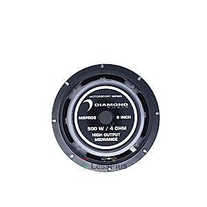 Diamond Audio High Output 8 Pro Speakers, 8 Inch Midrange Speakers, Motorcycle Speakers, Car Audio Speakers, 8 Inch Speakers