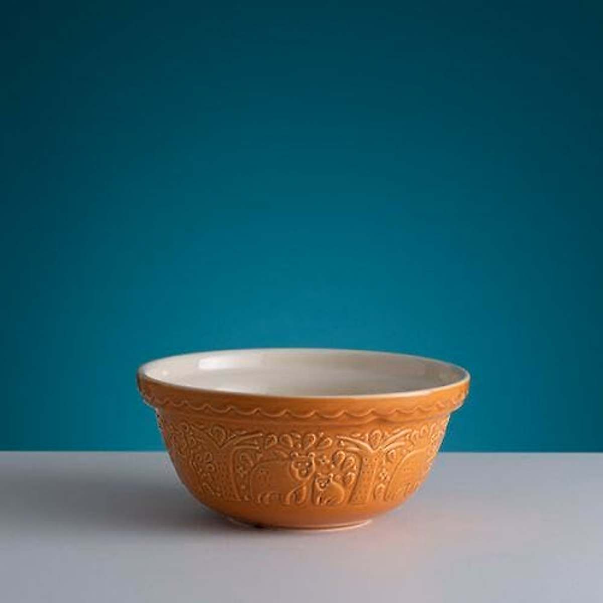 Mason Cash in The Forest 24 cm Ochre Mixing Bowl