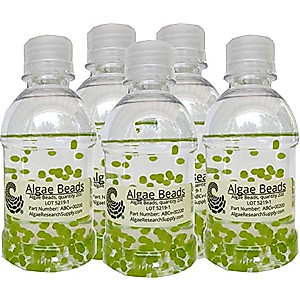 Algae Research and Supply: Algae Beads (Ready-to-go Algae Beads in Indicator- snap vials (x100))