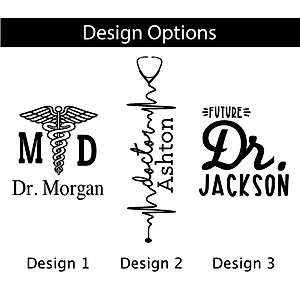 Personalized Doctor Laser Engraved 22 oz Tumbler with Straw, Future Doctor, Doctor MD, Doctor Gift for Men