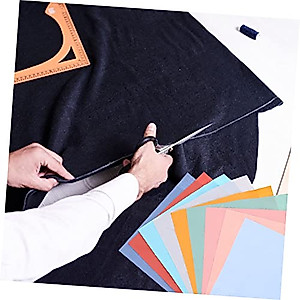 CORHAD 9pcs Handmade Patchwork Cloth Set Striped Bed Sheets Quilted Bed Sheets Quilt Fabric Square Fabric Scraps Quilting Dot Stripe DIY Patchwork Fabric Sewing Fabric Sheets Fabrics Box