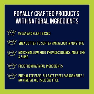 YOUNG KING HAIR CARE Kids Curl Cream for Wavy, Kinky Hair | Defining Cream with Shea Butter and Marshmallow Root to Moisturize & Soften | 8 oz (Pack of 2)