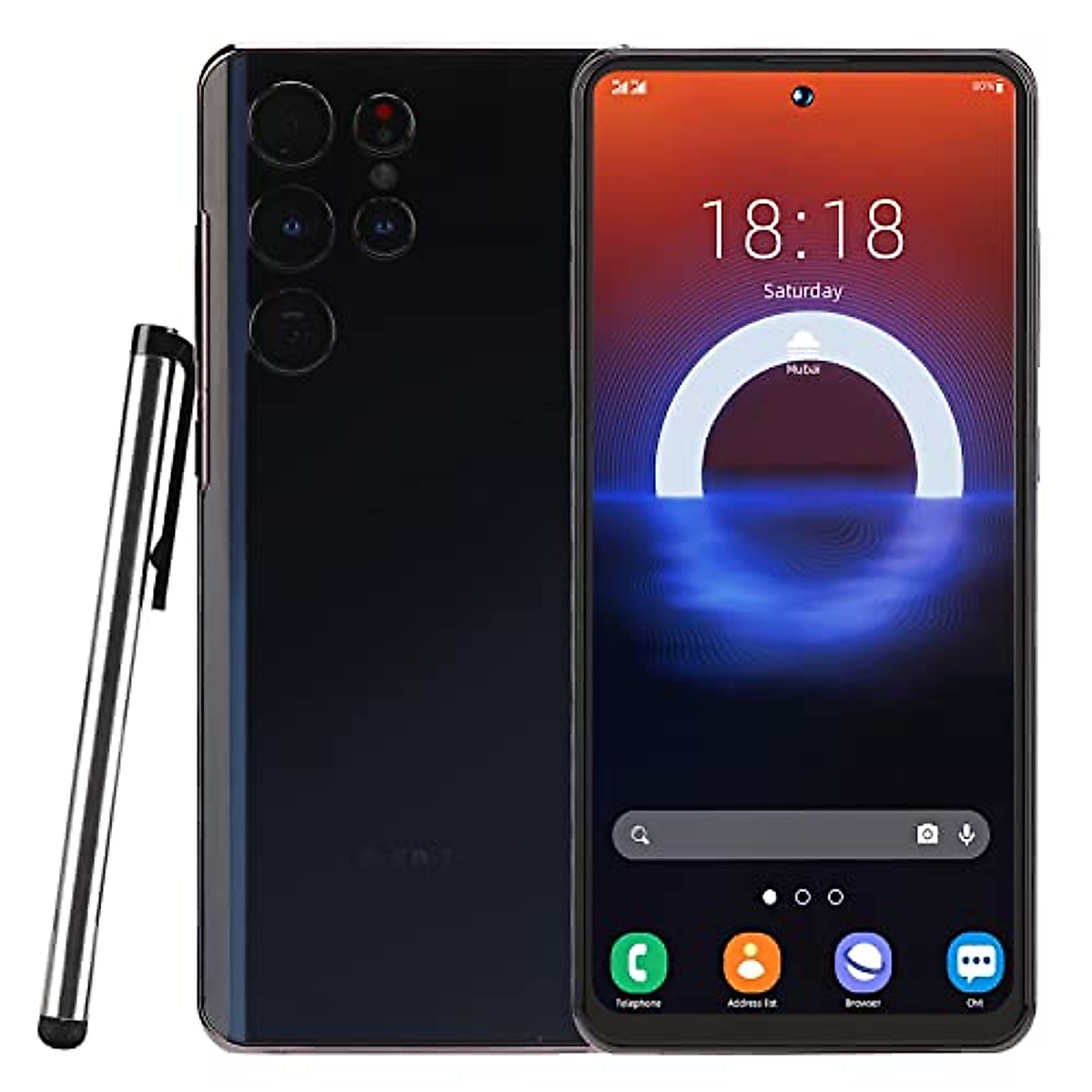 Dpofirs Note 30+ Unlocked Smartphone, 6.82in 6GB RAM 128GB ROM Dual SIM 4G Mobile Phone, Face ID Unlocked Cellphone for Android 10, WiFi+BT+FM+GPS, Gifts
