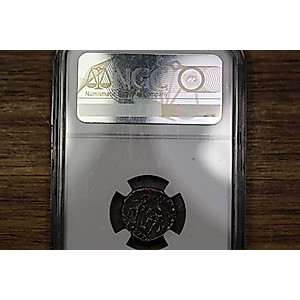 2000 Year Old Ancient Roman Silver Denarius Coin, 42 B.C. Pompey the Great, NGC Choice Very Fine Condition