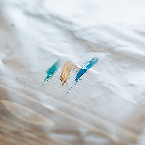 Liyaomix 2-Pack 2 Mil Plastic Drop Cloth for Painting 9ft x 12ft, Heavy Duty Plastic Painters Drop Sheet, Waterproof Plastic Painting Tarp for Floor Covering