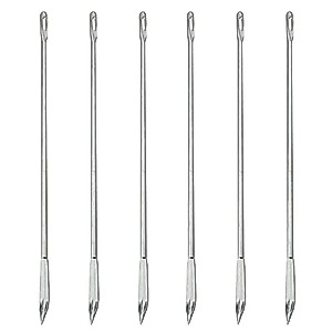 DGBRSM 6pcs Stainless Steel Poultry Cooking Needles for Securing Stuffed Turkey, Chicken, Roasts and Rolled Meats Supplies