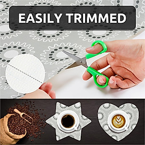 FIFTY FEET 12X120 Inch Shelf Liner for Kitchen Cabinets, PVC Drawer Liner for Dresser Non-Slip Bathroom, Non-Adhesive Cabinet Liner Washable (Grey Circle)(1 Roll)