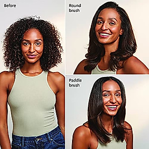 T3 AireBrush Duo Interchangeable Hot Air Blow Dry Brush with Two Attachments – Includes 15 Heat and Speed Combinations, T3 IonFlow Technology, Volume Booster Switch, Lock-in Cool Shot