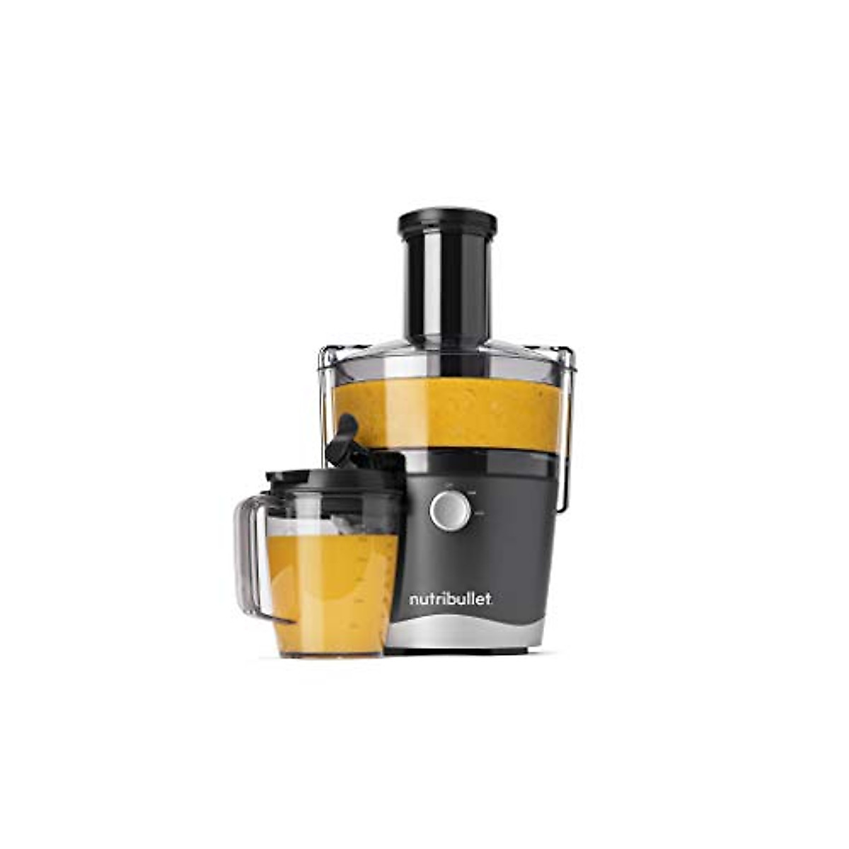 NutriBullet Juicer Centrifugal Juicer Machine for Fruit, Vegetables, and Food Prep, 27 Ounces/1.5 Liters, 800 Watts, Gray NBJ50100