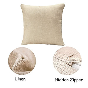 YGGQF Flower Throw Pillow Cover Floral Poppies Garden Nature Wildflower Red Home Decor Pillowcase Cushion Cover 18x18 Inches