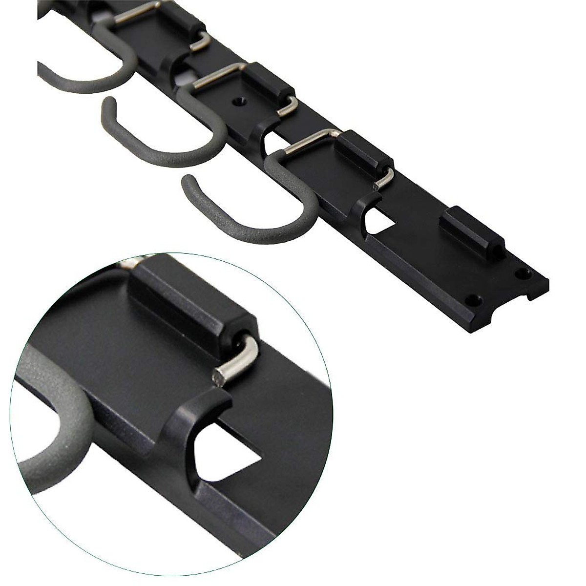 Twinkle Star Garage Tool Organizer Wall Mount, Mop Broom Holder, Wall Holders for Tools, 4 Pack