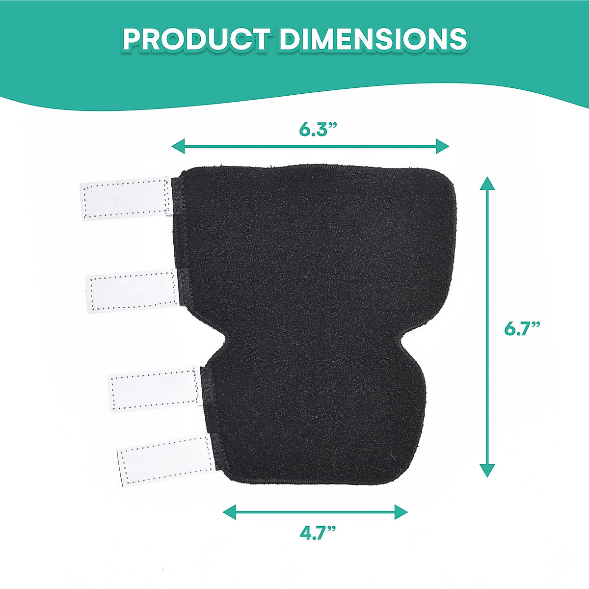 Dog Rear Leg Braces - Braces for Back Legs - Medium-Sized Dog Ankle and Small Dog Knee - Leg Sleeve, Hock and Ankle Support - Joint Wrap Compression Brace for ACL Tear - Canine Broken Leg Protector -