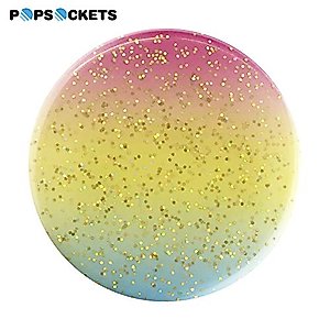 PopSockets: Collapsible Grip & Stand for Phones and Tablets - Glitter Rainbow Showers