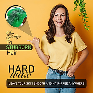 Lushlass Hard Wax Beads Hair Removal Wax for Coarse Hair 2.5LB - Painless Wax Beans Hair Removal Waxing Beads All Skin types