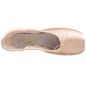 Capezio Women's Aria ES Pointe Shoe, Petal Pink, 9 W US